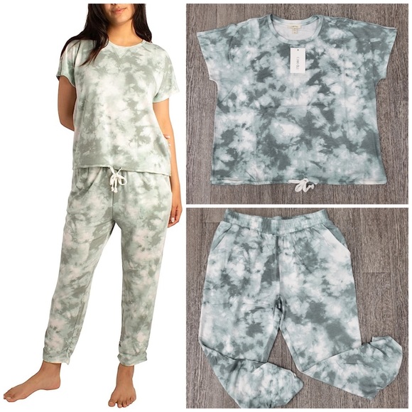 Como Blu | Pants & Jumpsuits | Nwt Como Blu Drawcord Tshirt And ...